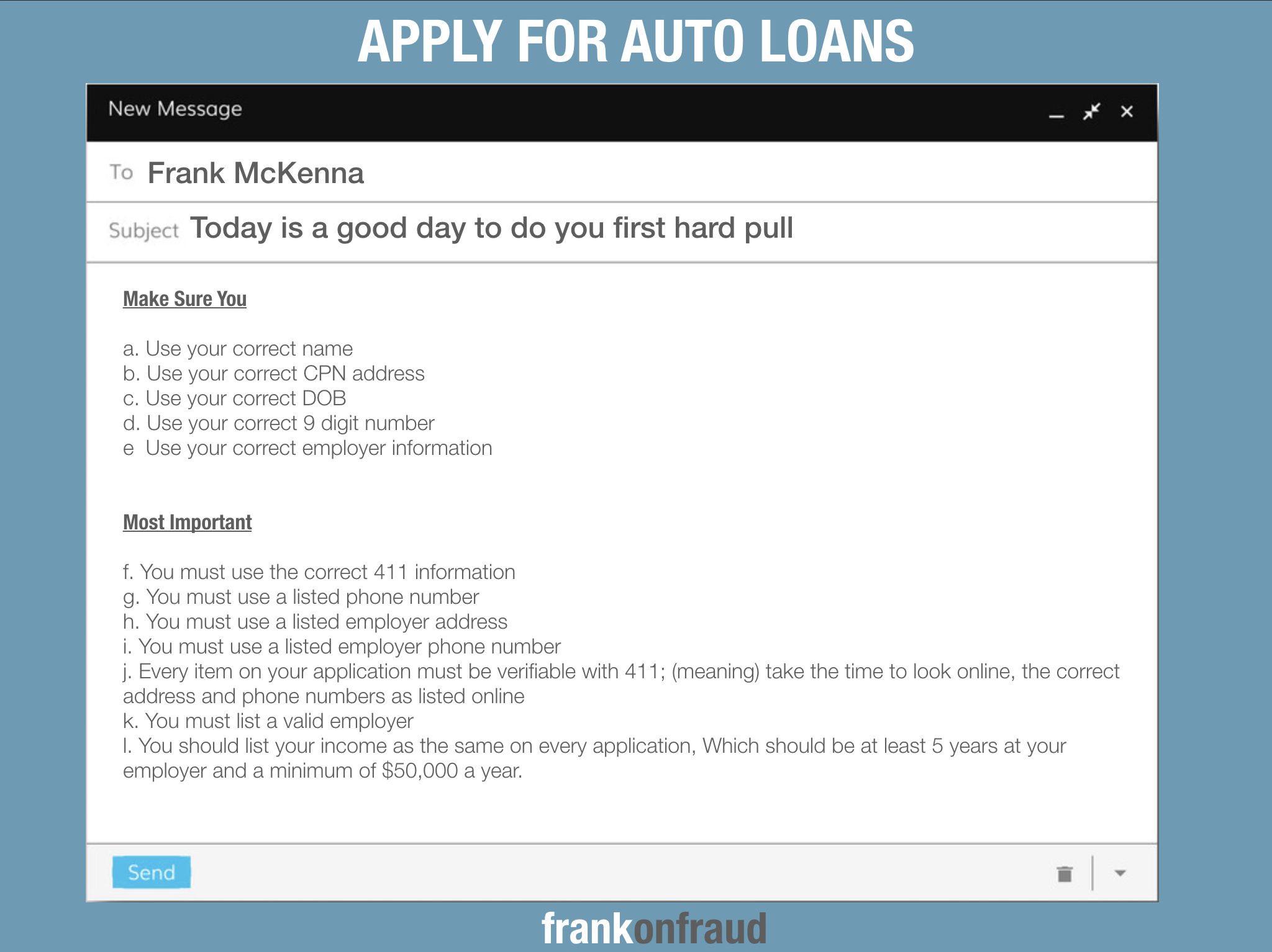 I Bought a "Legal" CPN - Here's What Happened. - Frank on Fraud