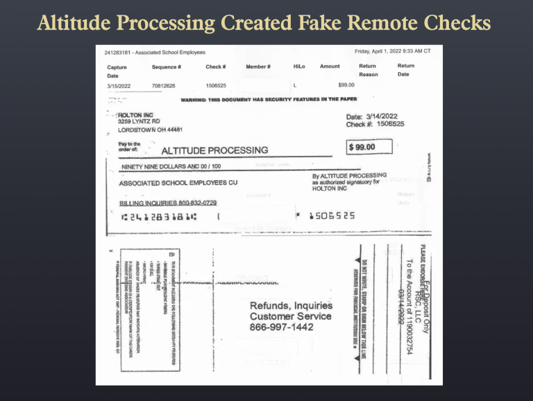 This Remote-Created Check Fraud Cover-Up Was A Scam - Frank on Fraud