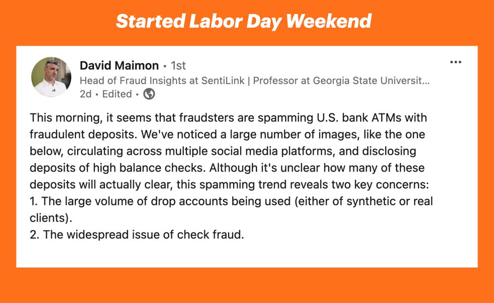 The Viral Chase Bank "Glitch" Is Check Fraud Mass Hysteria - Frank on Fraud